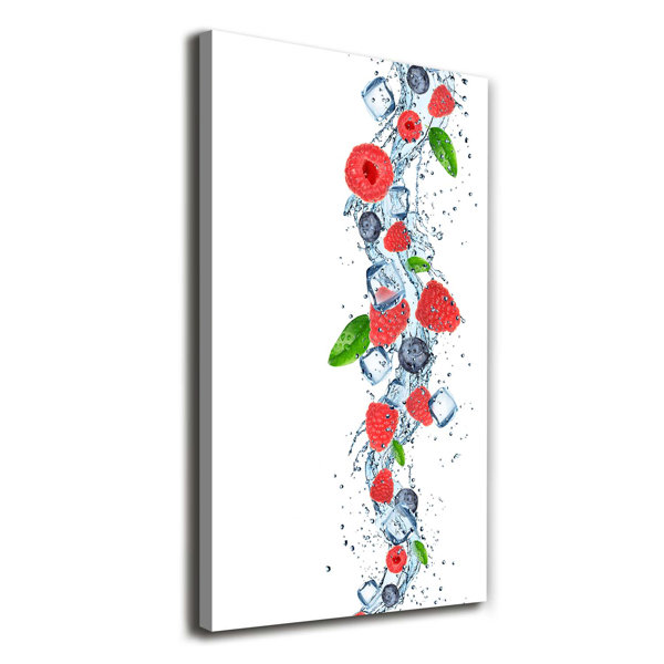 Ebern Designs Waldfrüchte und Eis - Kunstdrucke auf Leinwand - Wrapped Canvas | Wayfair.de